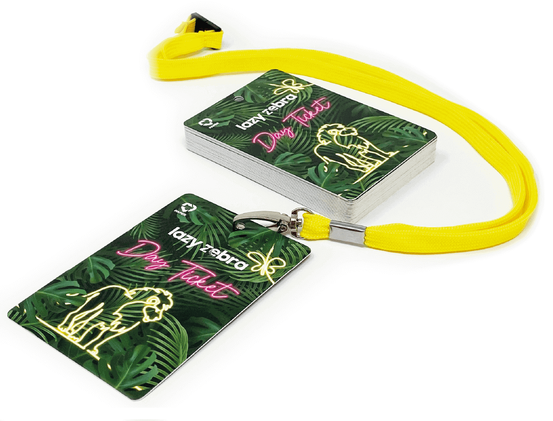 400 Fibre Event Passes (620 micron) | The Plastic Card People