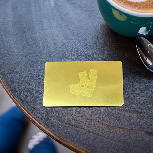 200 Gold Metal Cards | The Plastic Card People